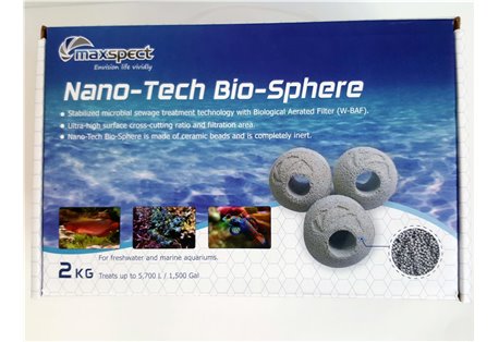 Nano Tech Bio sphere - keramické filtrační médium, 2kg (4.800m2 ...